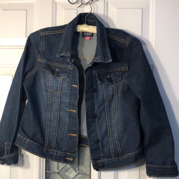 Place | Jackets & Coats | Place Girls Jean Jacket Large 12 | Poshmark